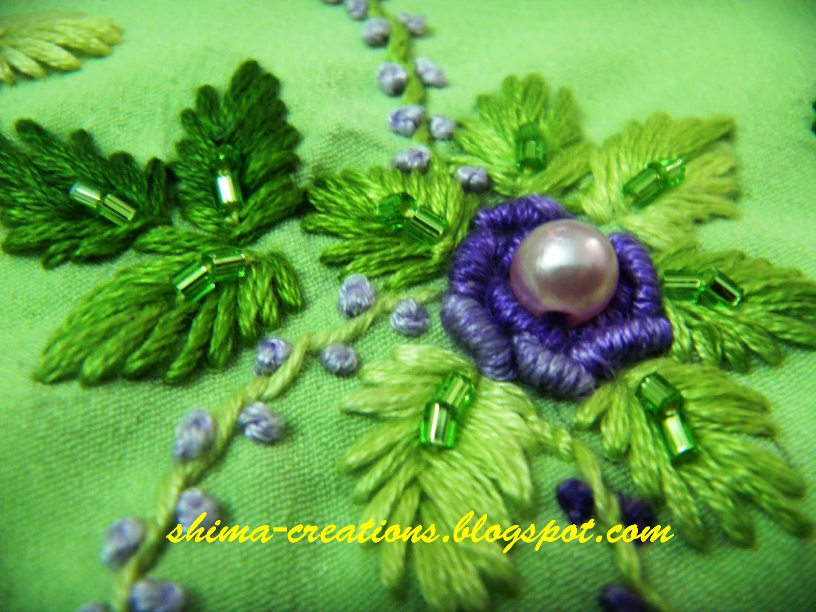 Shima Hasim The Art of Embroidery and Needlework: Sulam Paris