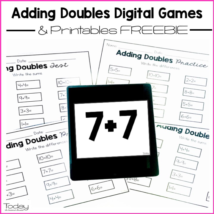 Distance Learning for Math - Today in Second Grade