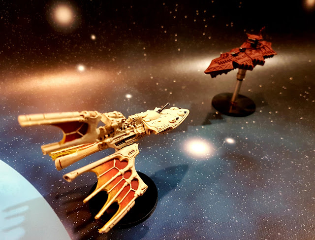 Battlefleet Gothic Eldar Eclipse Class Cruiser - Jade Gaming News