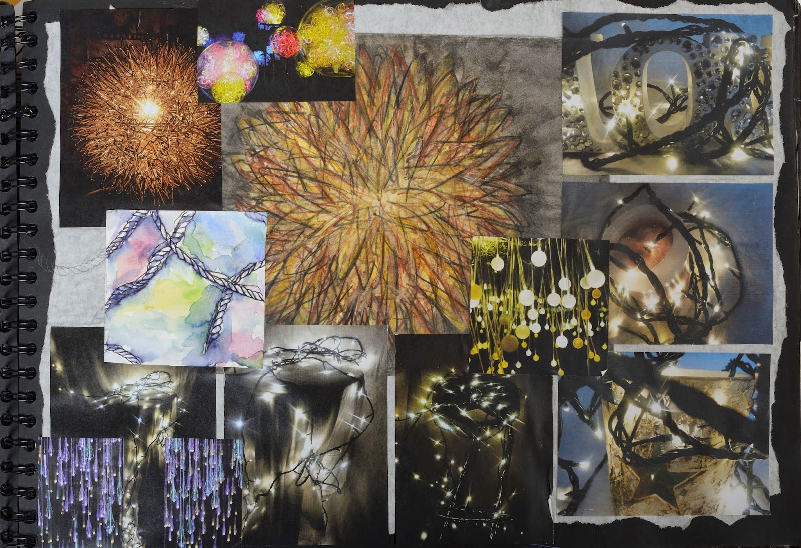 ART & TEXTILES DIGITAL PORTFOLIO: AS Coursework; Light Observational ...