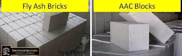 Fly Ash Bricks vs AAC Blocks – Features, Preparation, and differences