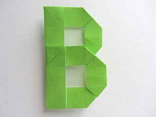 Origami-Instructions.com: Origami Letter B