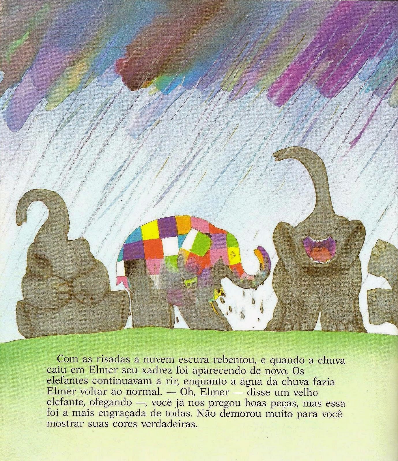 Livro Elmer o elefante xadrez para imprimir para imprimir livro infantil Livro Elmer o elefante ...