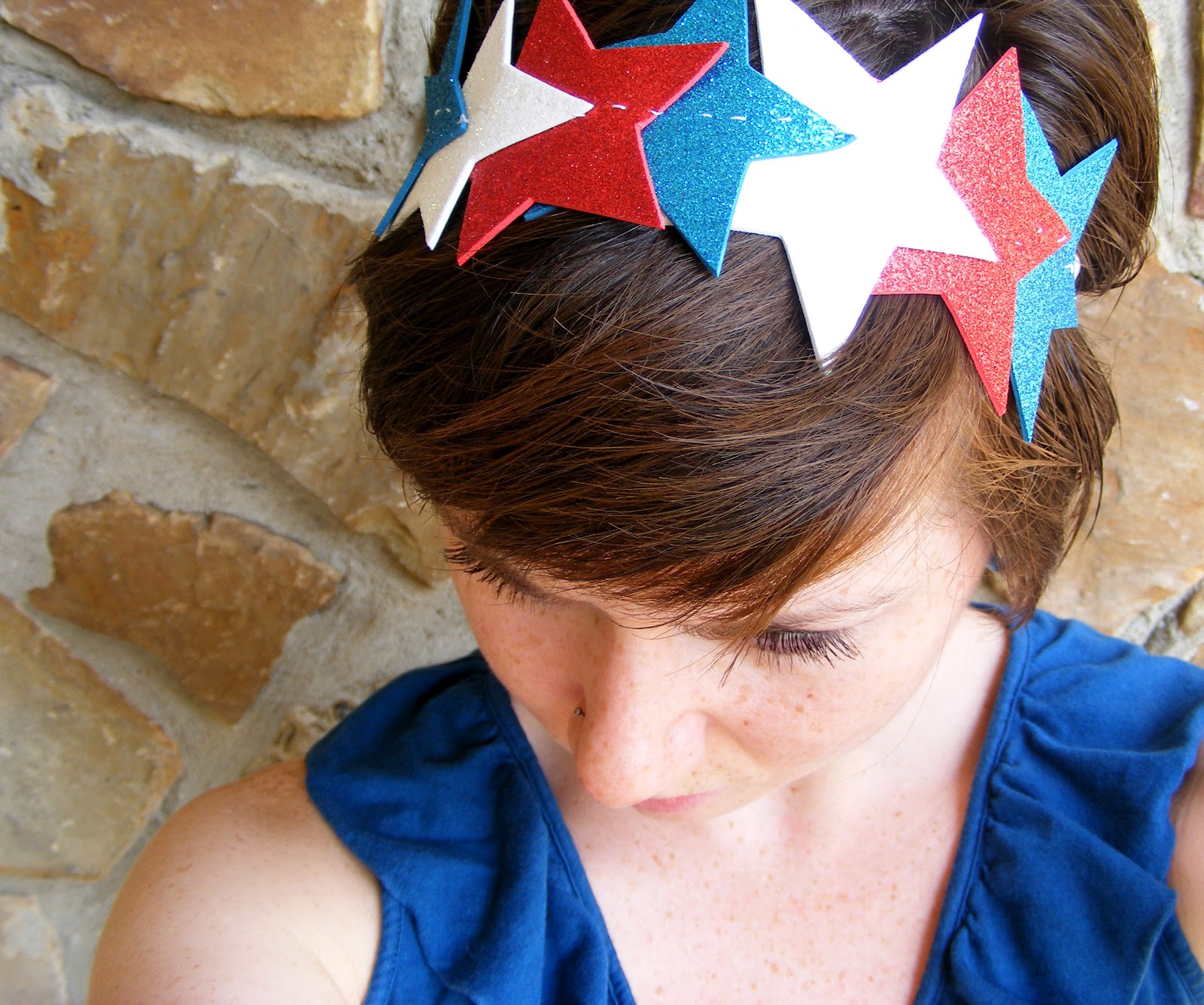 BEARSHAPED: DIY Fourth of July Headband