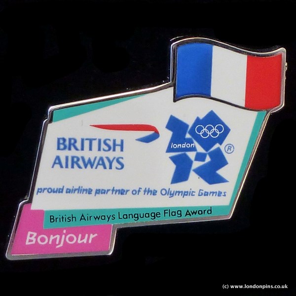 London 2012 Pins and Badges - Latest News: 2/1: BA Language Pins