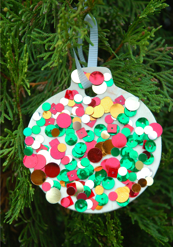 Sequin Ornaments What Can We Do With Paper And Glue
