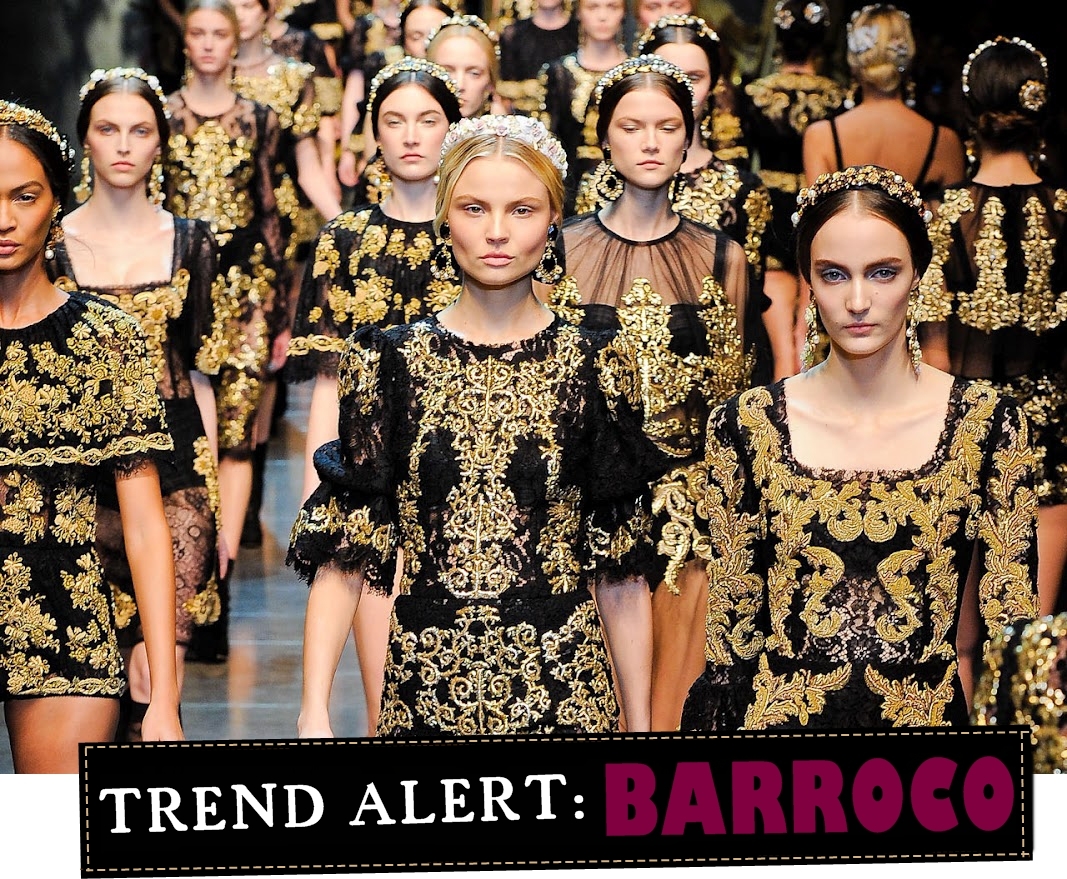 O luxo da Moda barroca