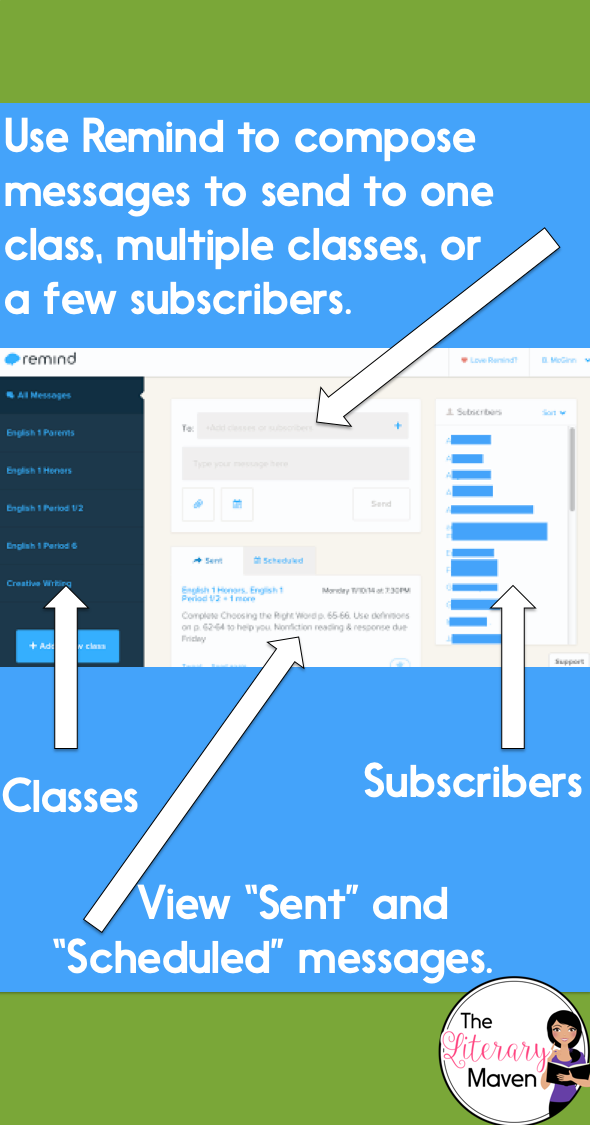 Simplify Parent and Student Communication with Remind - The Literary Maven