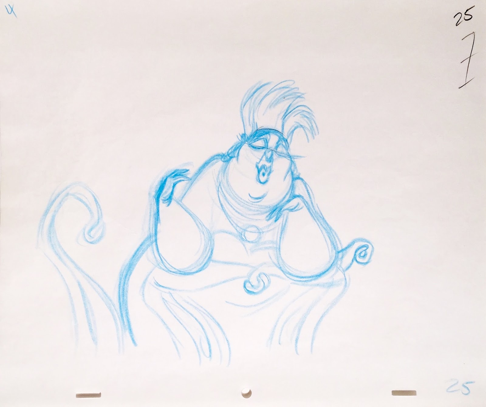 Animation Collection: Original Production Animation Drawing of Ursula ...