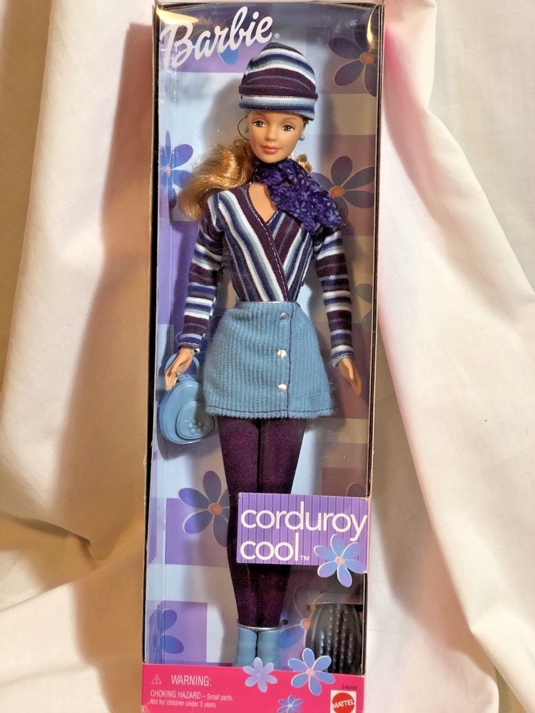 Selinka's Dolls: BARBIE CORDUROY COOL/COOL BLUE