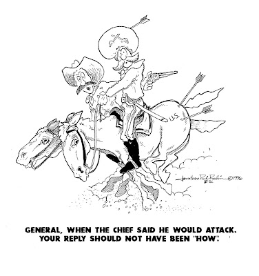 JP RANKIN “The Art of THE CARTOON COWBOY”: GENERAL CUSTER