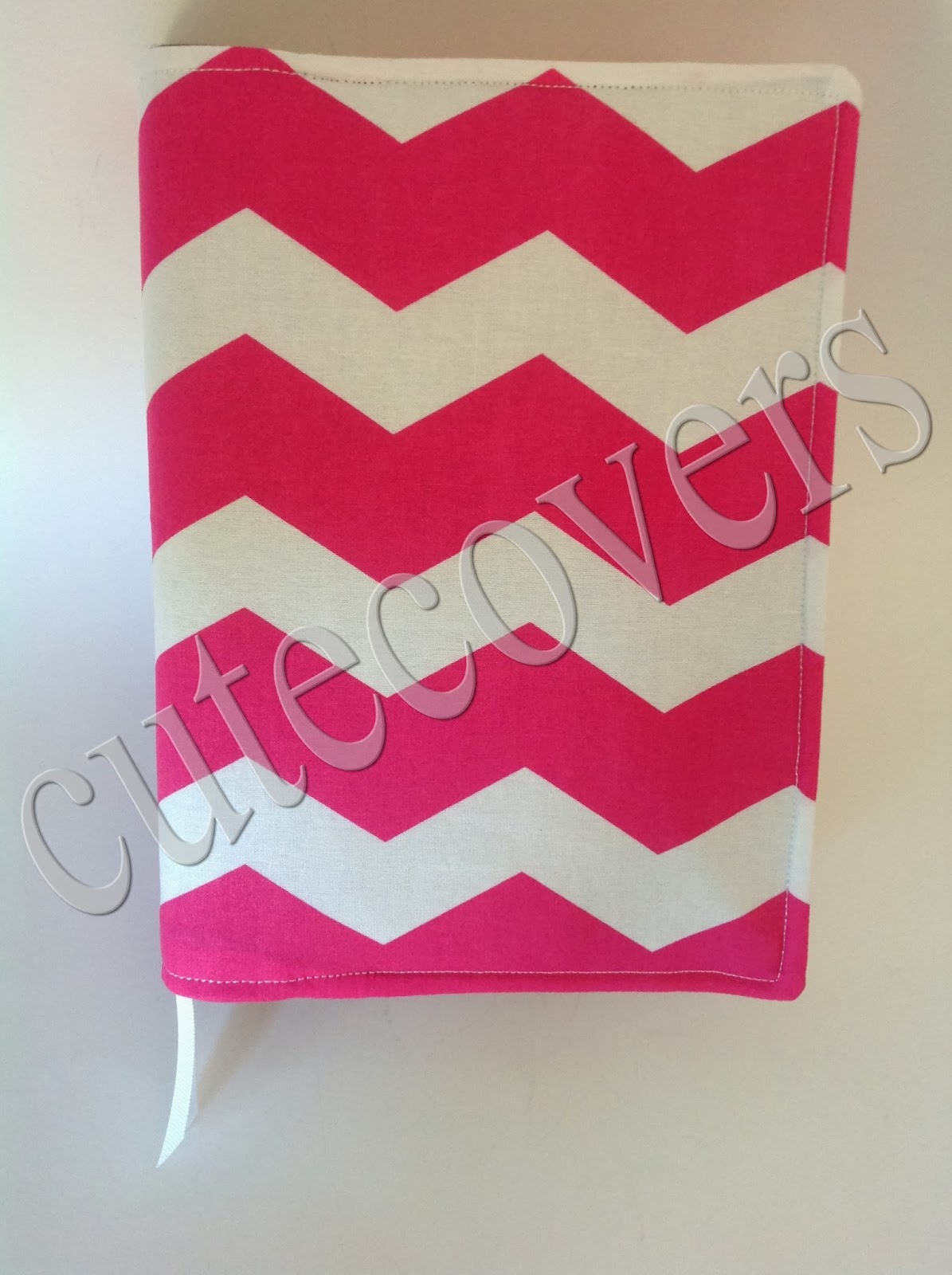 Cute Covers: Pink Chevron Bible Cover