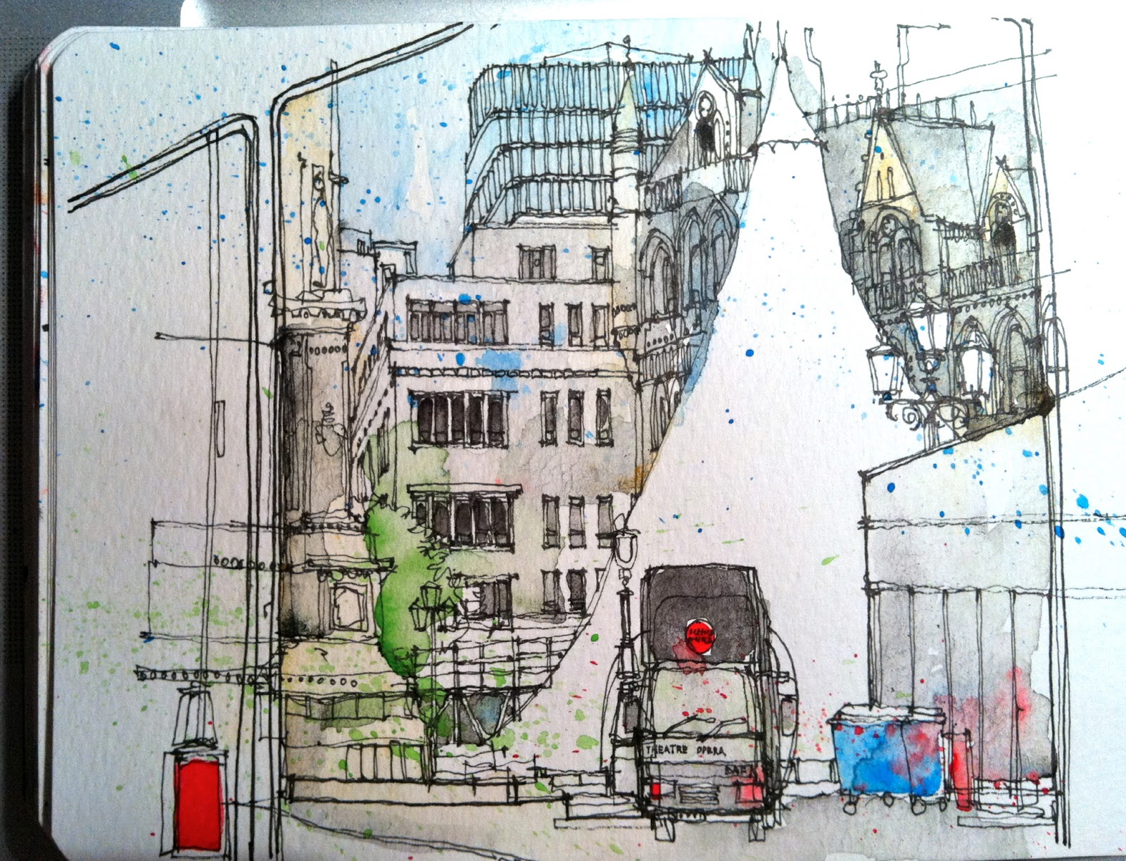 Simone Ridyard : Sketching at Manchester International Festival's ...