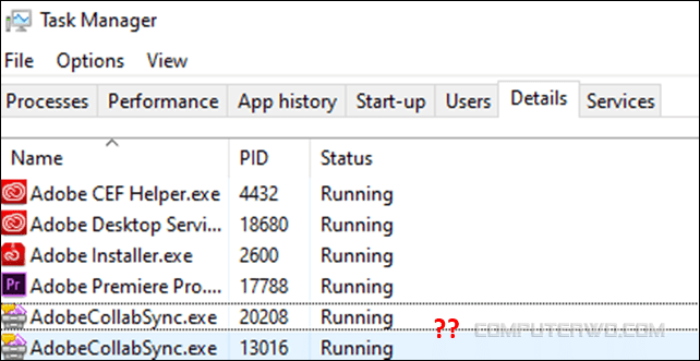 ما هي عملية AdobeCollabSync.exe وهل يجب تعطيلها؟