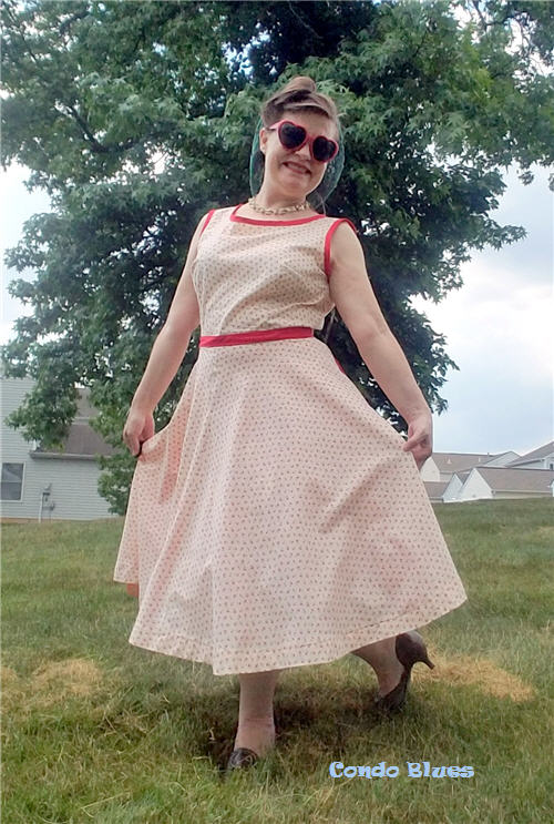 Condo Blues: 1950’s Wrap Sundress
