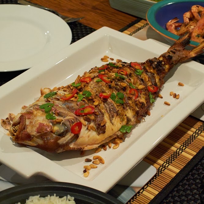 W o k a r e l l a: Tracey’s Thai-ish BBQ Whole Snapper