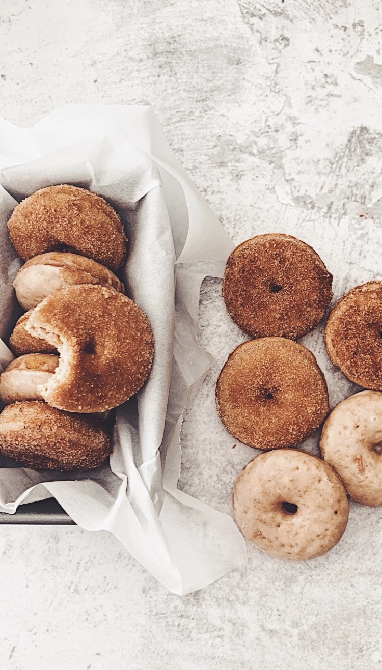 Baked Doughnuts, Two Ways: Cinnamon Sugar and Vanilla Glazed | D.M.R ...