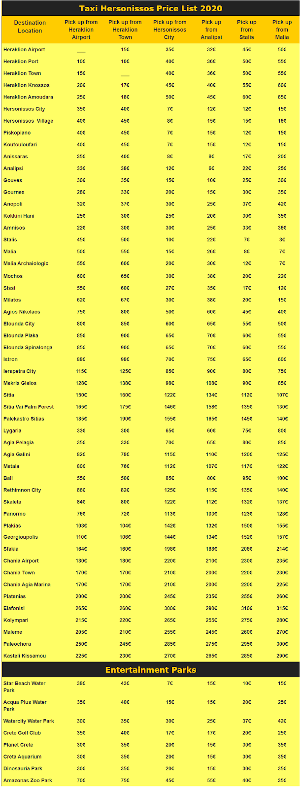 Taxi HersonissosTaxi Hersonissos - Call us Now for Free