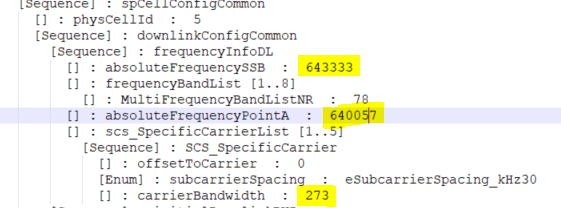 5G NR Air interface: EN-DC Usecase: SSB Frequency and Reference PointA