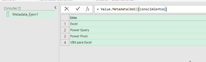 Power Query: Metadata, información adicional para nuestros datos | EXCEL FORO: Un blog de Excel
