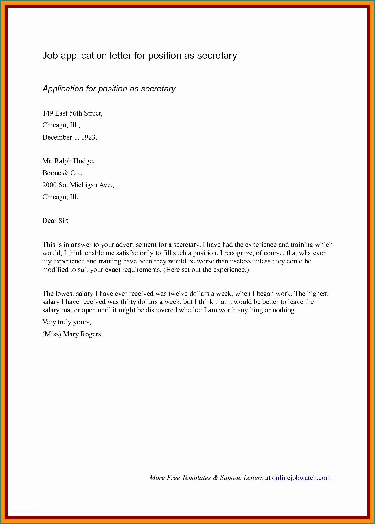 Short Cover Letter Examples For Resume ~ Resume Letter