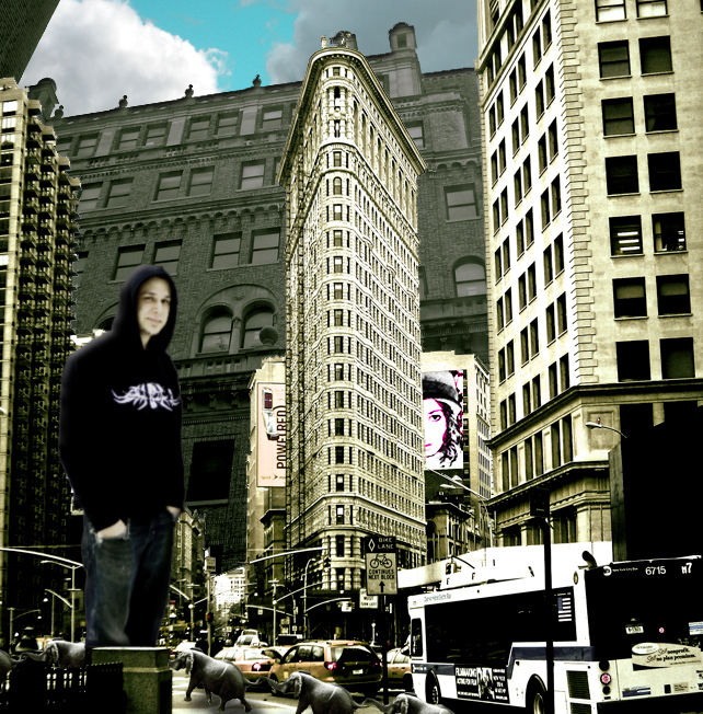 Two Dimensional Design: Scale and Proportion - Photoshop Collage