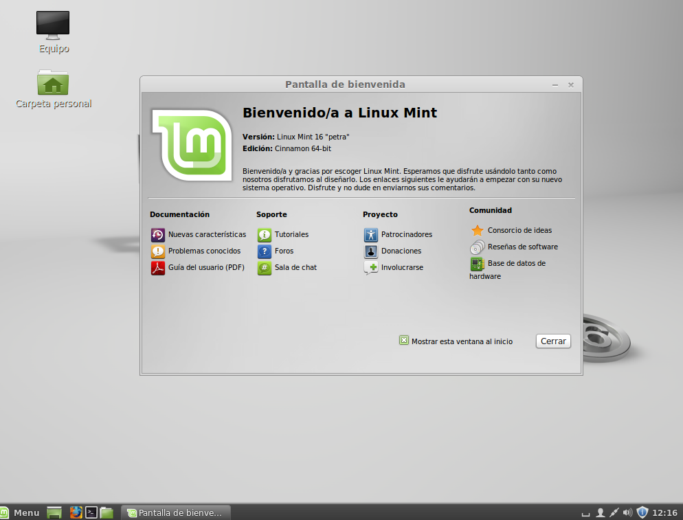 Emanuel Goette, alias Crespo: Linux Mint 16 Petra Emanuel Goette, alias Crespo: Linux Mint 16 Petra