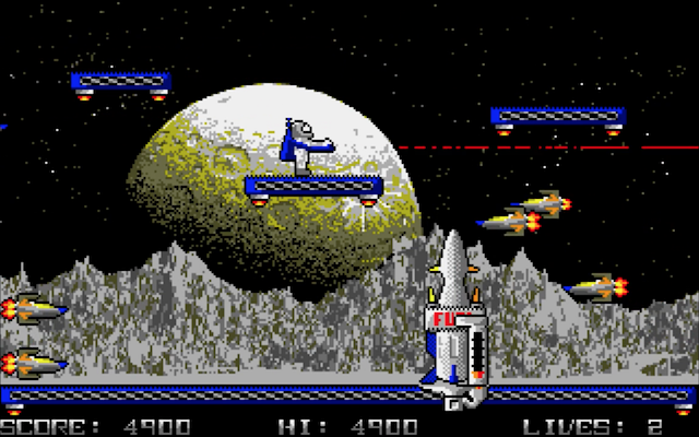 Atari ST games website: Jetpac