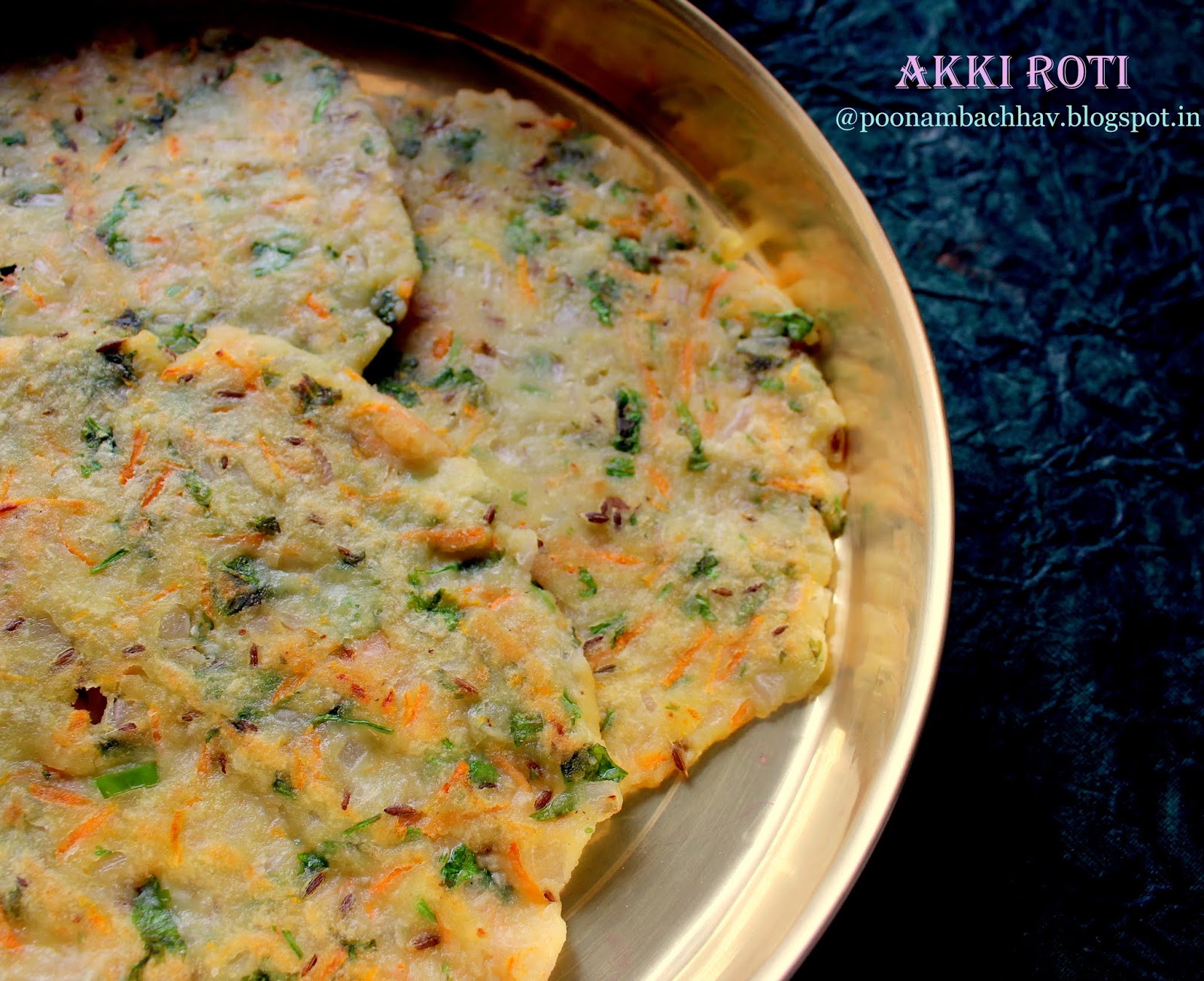Annapurna: Akki Roti / Karnataka Style Rice Flour Flat Breads