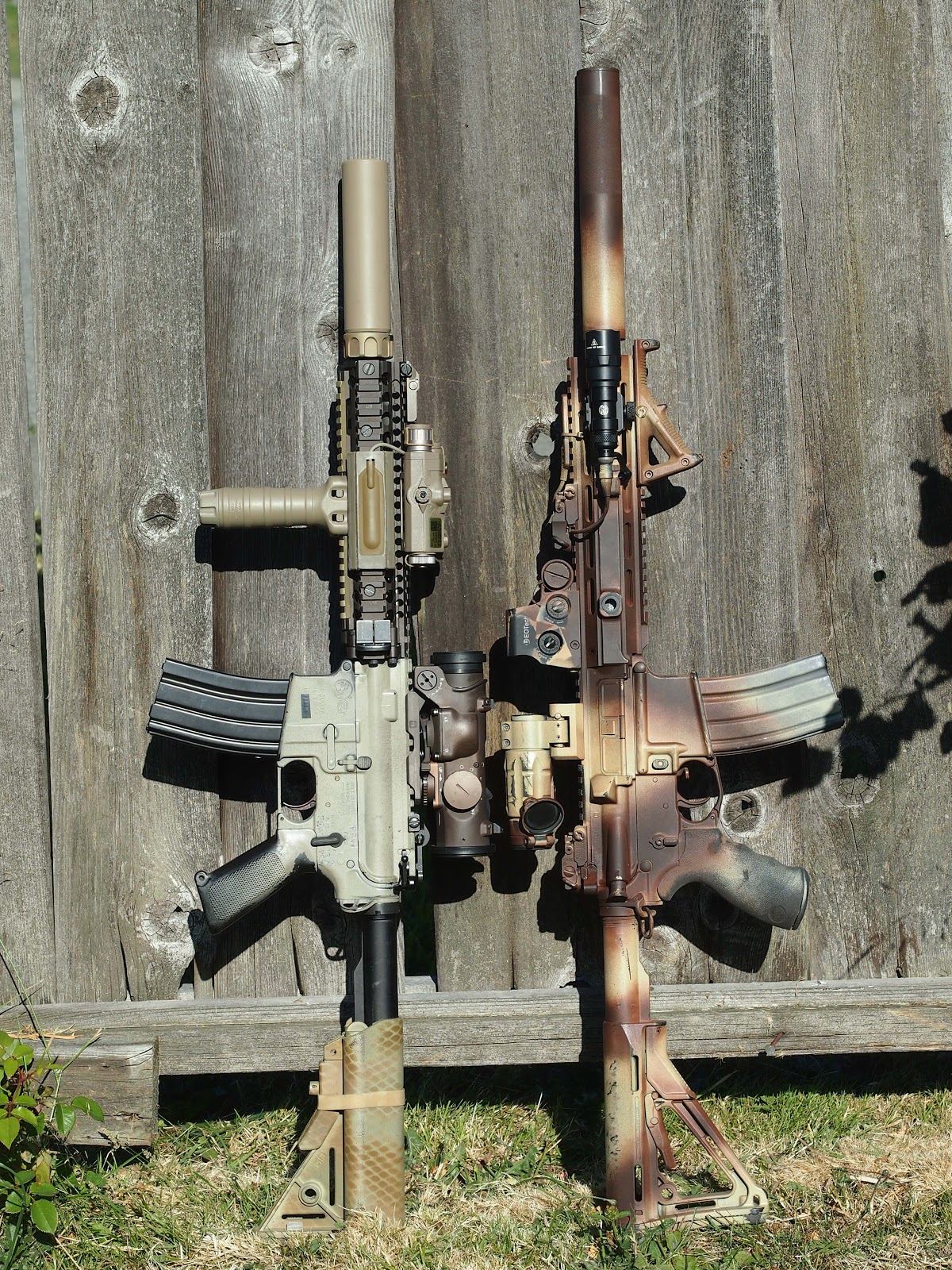 Mister Donut's Firearms Blog: Painted my Colt Canada C8IUR CANSOFCOM clone