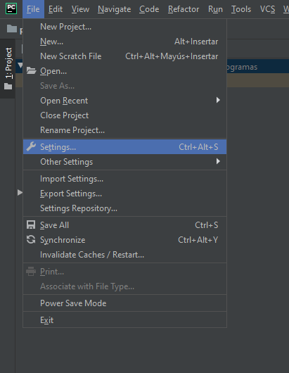 Instalacion de libreria django para python 2 y 3 desde pycharm.