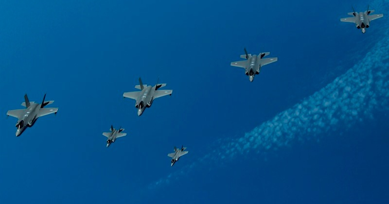 desarrollo defensa y tecnologia belica: Los F-35 israelíes entrenan ...