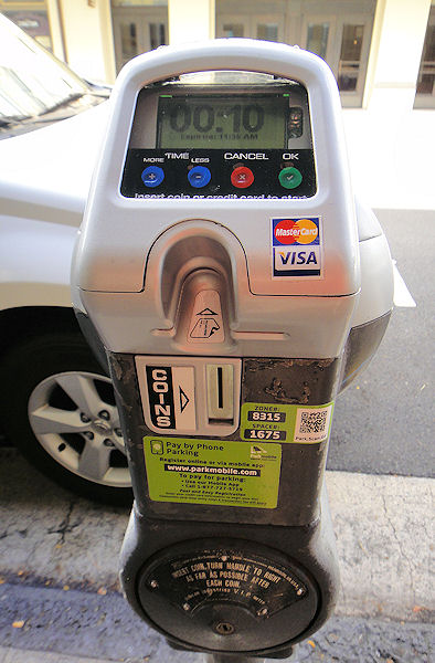 Left Field Wander: Credit Card Parking Meters