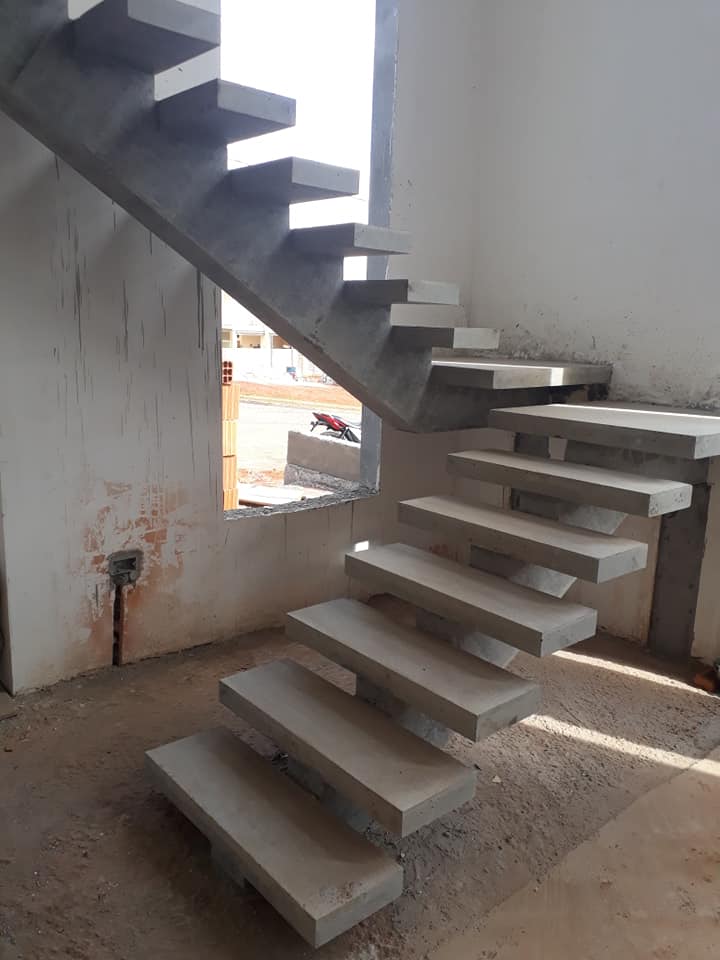 ESCADA EM CONCRETO ARMADO, ESCADA PRÉ-MOLDADO ITU, SOROCABA, SALTO ...