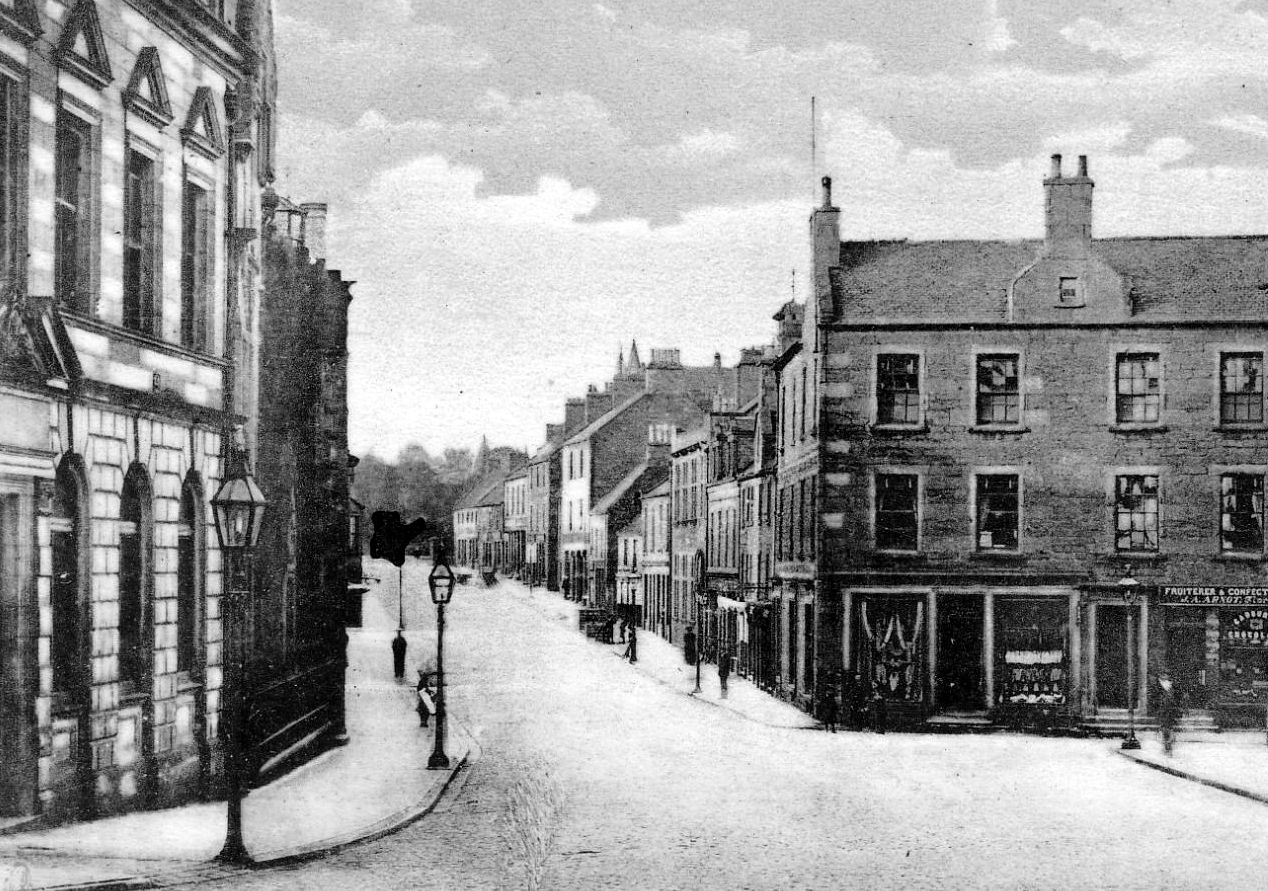 Tour Scotland: Old Photographs West High Street Forfar Scotland