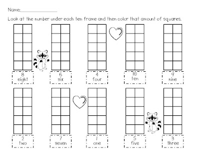 Herding Kats in Kindergarten: Monday Made It: Polka-dot and Ten Frames