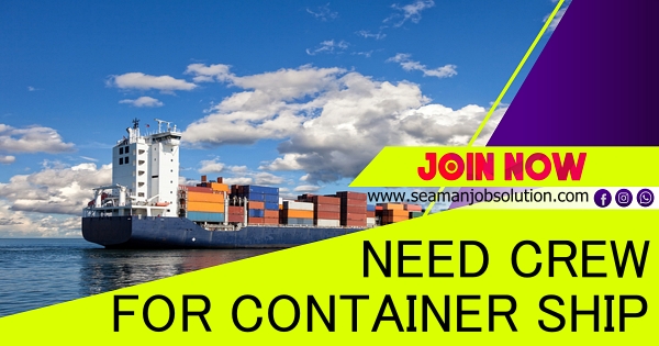 Hiring Chief Engineer For Container Ship - OfficiaI Info Seaman Job ...