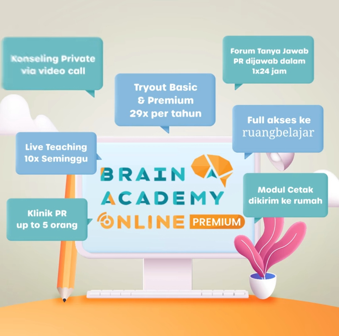 Bingung Cari Tempat Bimbel? Ke Brain Academy Aja — AINUN ISNAENI