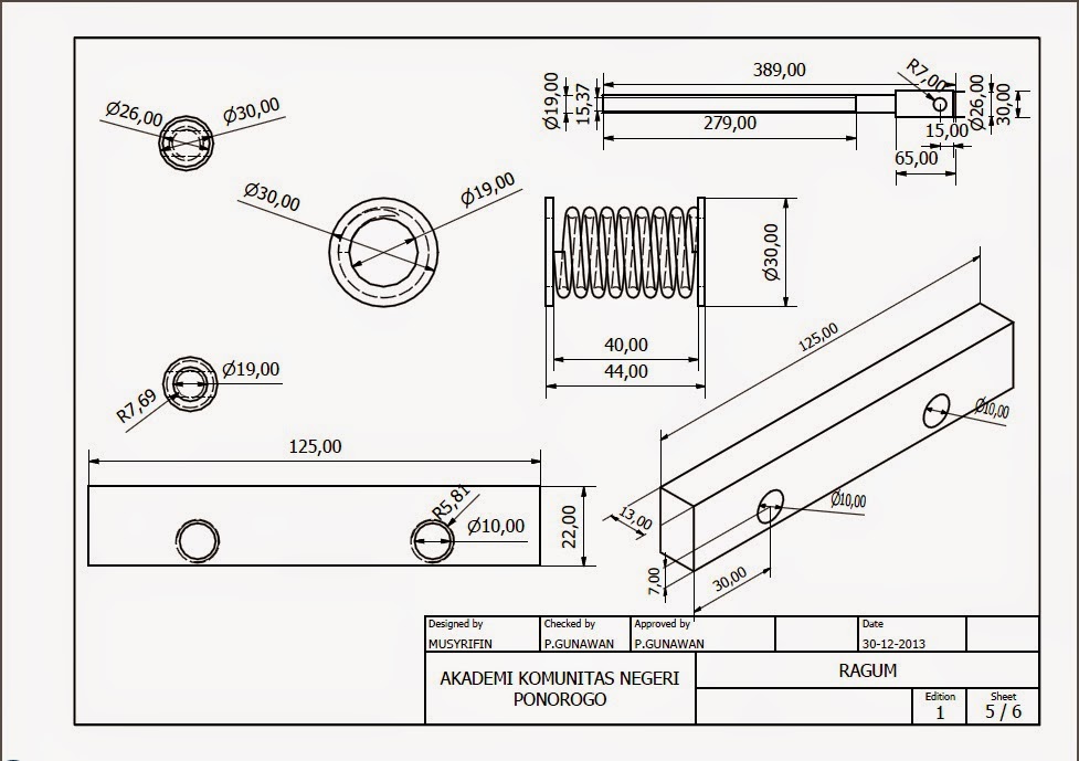 MUSYRIFIN: Sketsa Bagian- Bagian Ragum