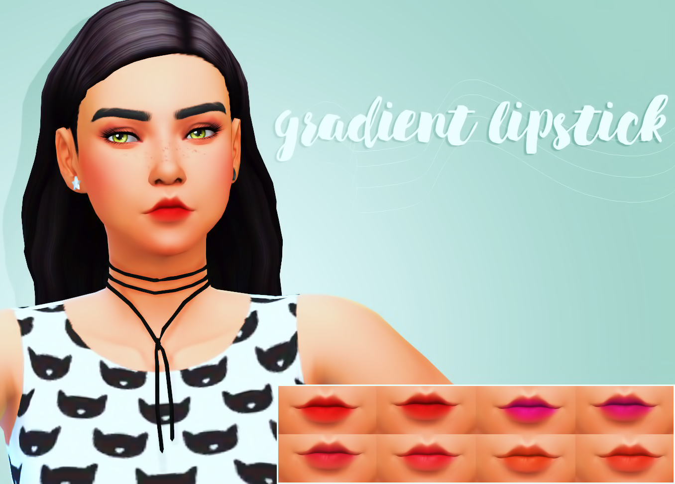 Gradient lips - crazycupcake