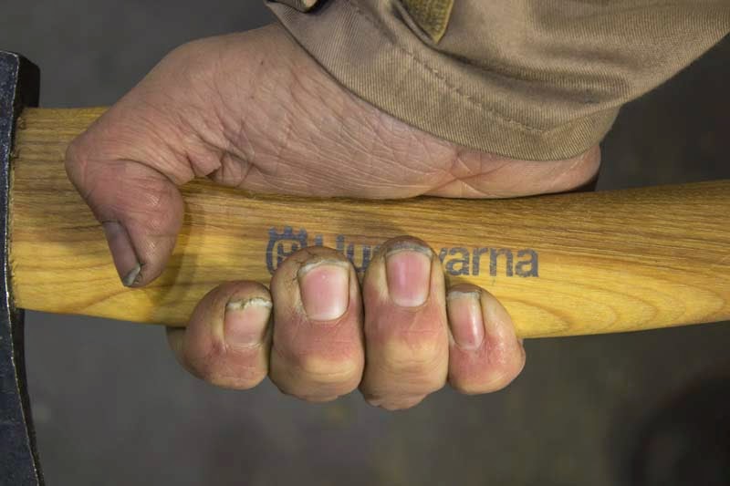 Sean Hellman: Axe handles, size is important.