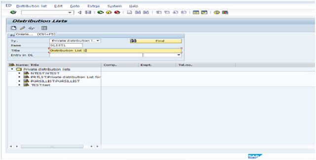 Distribution List for sending mails to multiple Id's - Sap 4 All