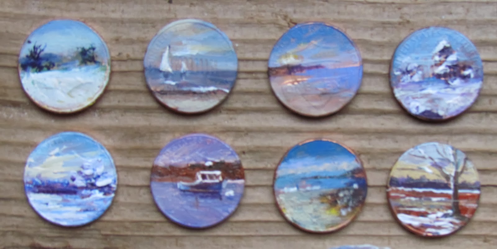 MAUREEN VEZINA OIL PAINTER: Penny Paintings