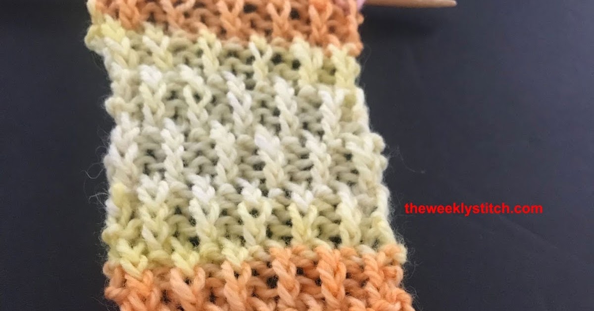 Twisted Check Stitch | The Weekly Stitch