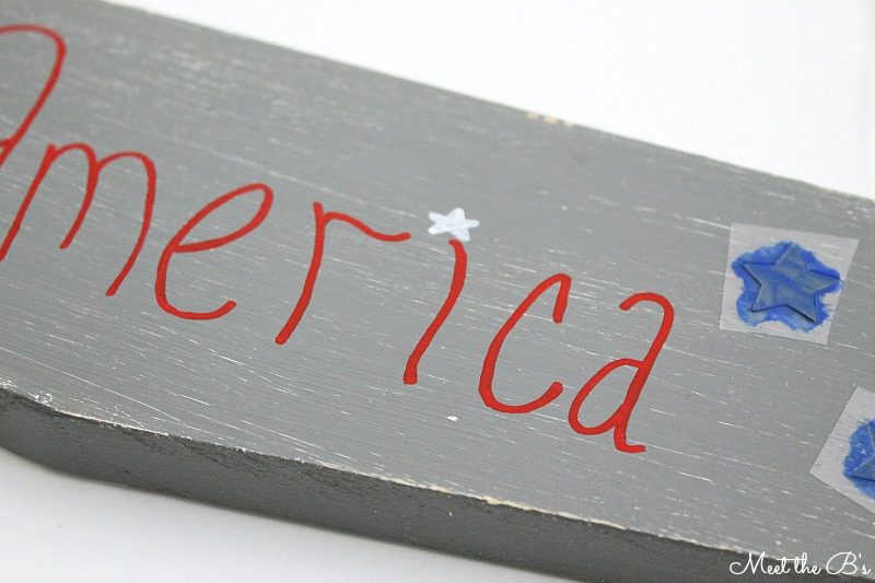 American themed sign | The Inspired Hive