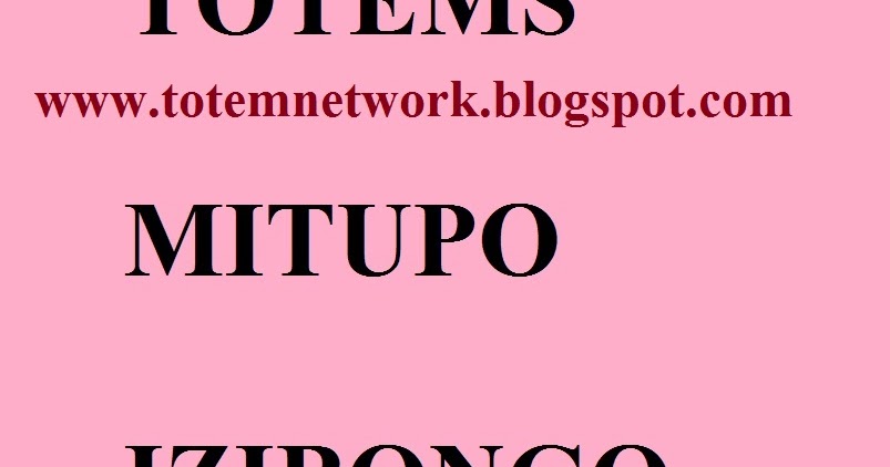 Do Totems (Mutupo/Izibongo) control our lives