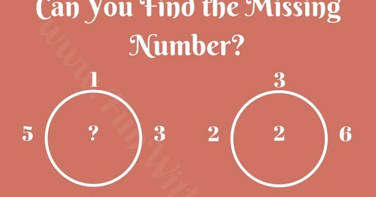 Brain Teaser Circle Math Number Puzzle for Teens with Solution