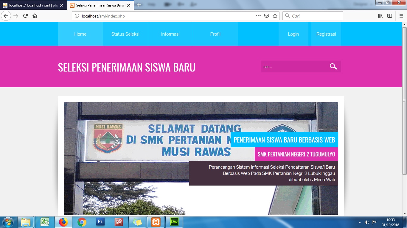 Source Code Sistem Aplikasi Seleksi dan Penerimaan Siswa Baru Dengan ... Source Code Sistem Aplikasi Seleksi dan Penerimaan Siswa Baru Dengan ...