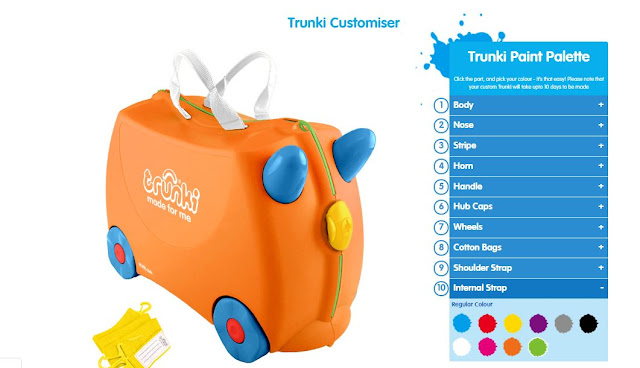 Show your child's personality with the new Trunki Customiser ...
