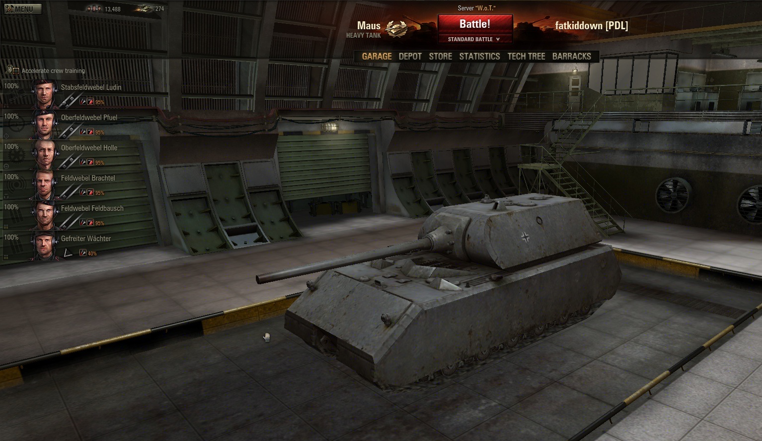 fatkiddown: World of Tanks: The Maus